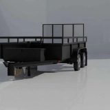 16ft bumperpull trailer Landscape v1.0 FS22 Mod | Farming Simulator 22 Mod