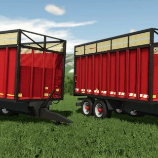 18ft Silage Trailer v1.0 FS22 Mod | Farming Simulator 22 Mod