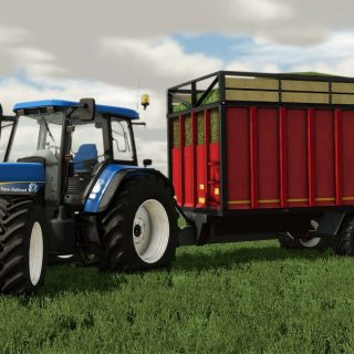 18ft Silage Trailer v1.0 FS22 Mod | Farming Simulator 22 Mod
