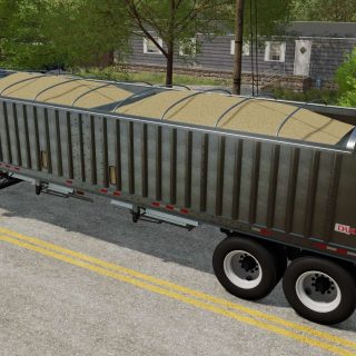 38FT Dakota Aluminum Hopper Bottom Trailer v1.1 FS22 Mod | Farming ...