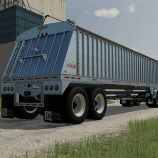 38FT Dakota Aluminum Hopper Bottom Trailer v1.1 FS22 Mod | Farming ...