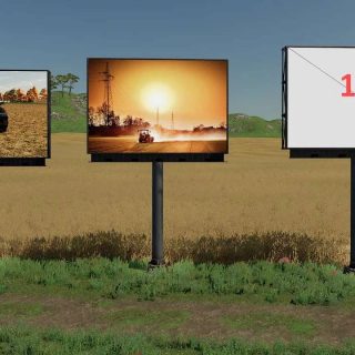 Animated Billboard v1.0 FS22 Mod | Farming Simulator 22 Mod