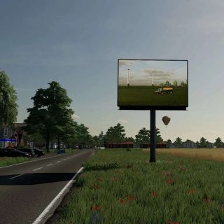Animated Billboard v1.0 FS22 Mod | Farming Simulator 22 Mod