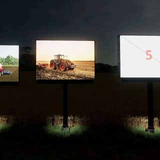 Animated Billboard v1.0 FS22 Mod | Farming Simulator 22 Mod