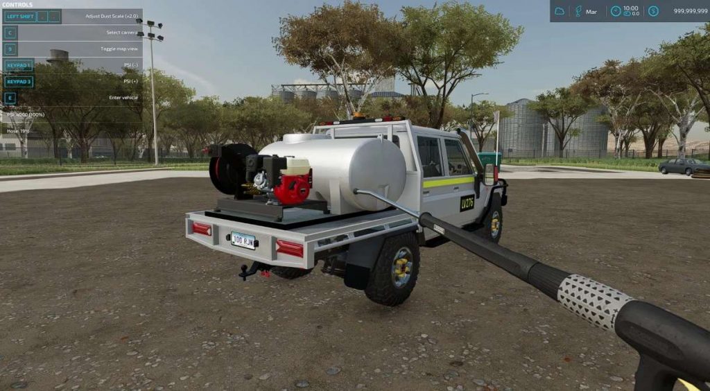 Attachable Pressure Washer v1.0 FS22 Mod | Farming Simulator 22 Mod