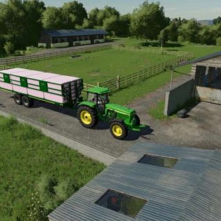 Bailey Bale And Pallet Trailer v1.0 FS22 Mod | Farming Simulator 22 Mod