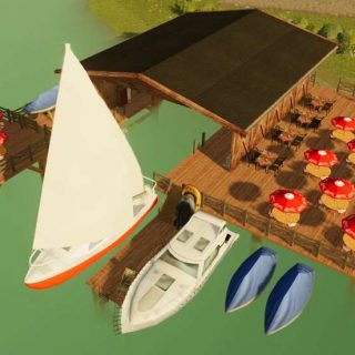 Boat house v1.0 FS22 Mod | Farming Simulator 22 Mod