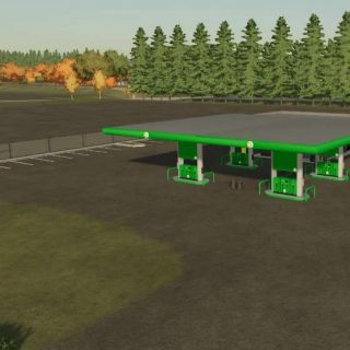 BP Gasoline station v1.0 FS22 Mod | Farming Simulator 22 Mod