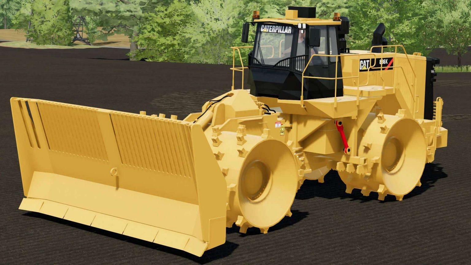 Caterpillar 836K v1.0 FS22 Mod | Farming Simulator 22 Mod