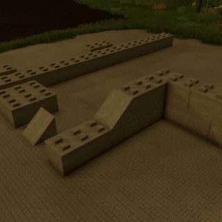 Concrete Blocks v1.0 FS22 Mod | Farming Simulator 22 Mod