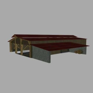 Cow stall Prefab BETA v1.0 FS22 Mod | Farming Simulator 22 Mod