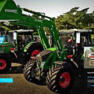 Custom game background (Fendt) v1.0 FS22 Mod | Farming Simulator 22 Mod