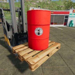 Decorative barrel (oil) v1.0 FS22 Mod | Farming Simulator 22 Mod