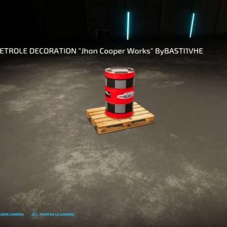 Decorative barrel (oil) v1.1 FS22 Mod | Farming Simulator 22 Mod