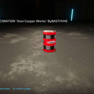Decorative barrel (oil) v1.1 FS22 Mod | Farming Simulator 22 Mod