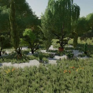 Decotrees And Decoplants v1.0 FS22 Mod | Farming Simulator 22 Mod