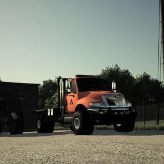 DuraStar Flatbed Truck V1.0 FS22 Mod | Farming Simulator 22 Mod