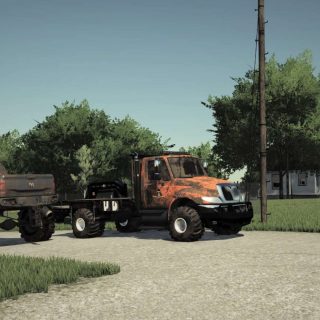 DuraStar Flatbed Truck V1.0 FS22 Mod | Farming Simulator 22 Mod