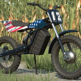 Electric Motorcycle v1.0 FS22 Mod | Farming Simulator 22 Mod
