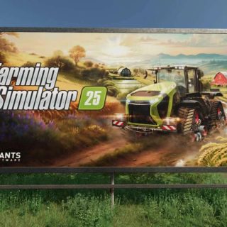Farming Simulator 25 billboard v1.0 FS22 Mod | Farming Simulator 22 Mod