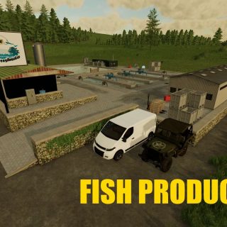 FISH PRODUCTION v1.0 FS22 Mod | Farming Simulator 22 Mod