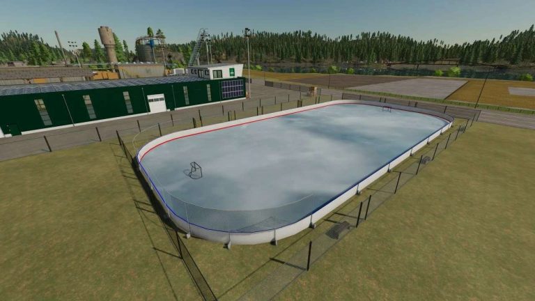 Hockey Rink v1.0 FS22 Mod | Farming Simulator 22 Mod