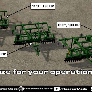 John Deere 712 Mulch Tiller v1.0 FS22 Mod | Farming Simulator 22 Mod