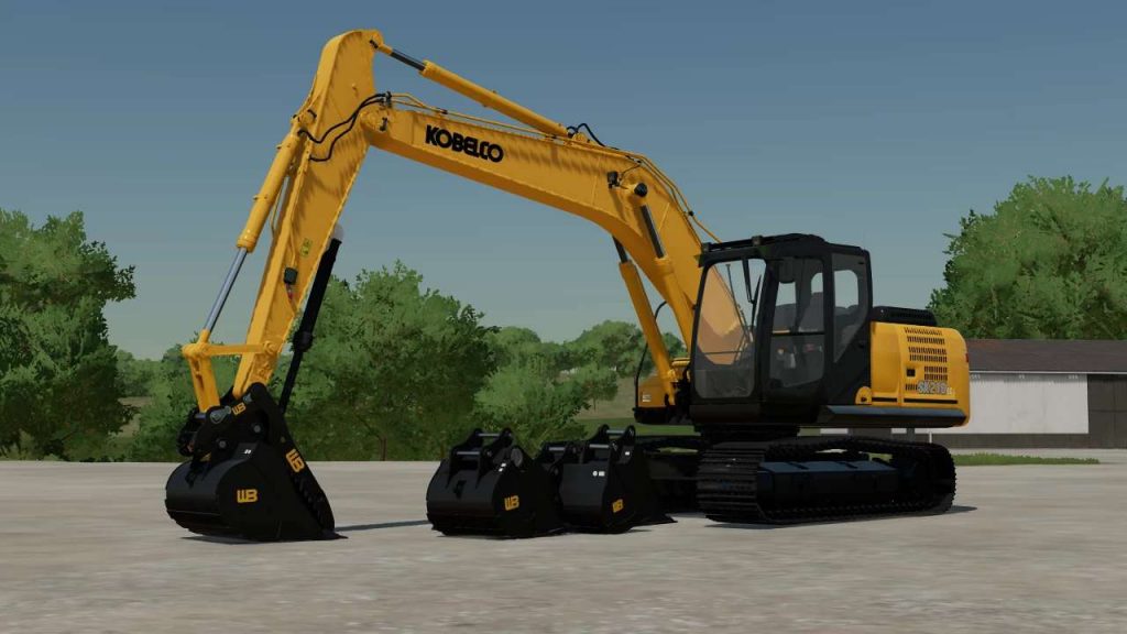 Kebelco sk210 Edit / fix v1.0 FS22 Mod | Farming Simulator 22 Mod