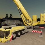 Liebherr LTM1450 Mobile Crane v1.1 FS22 Mod | Farming Simulator 22 Mod