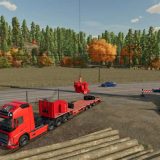 Liebherr LTM1450 Mobile Crane v1.1 FS22 Mod | Farming Simulator 22 Mod