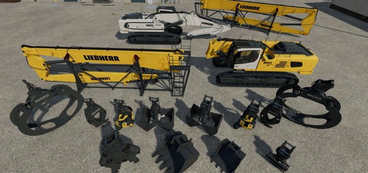 Liebherr R960 Demolition Mods | Farming Simulator 22 Mods