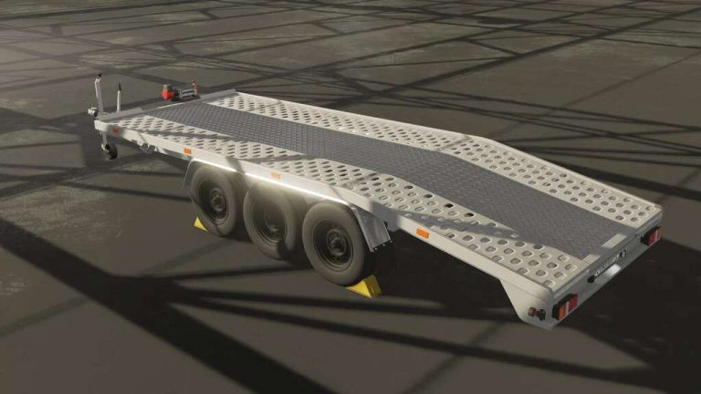 Lizard Tow Trailer 3 Axle v1.0 FS22 Mod | Farming Simulator 22 Mod