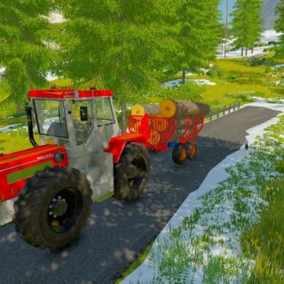 Log Bunk v1.1 FS22 Mod | Farming Simulator 22 Mod