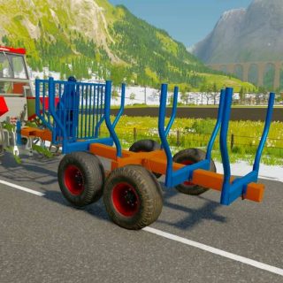 Log Bunk v1.1 FS22 Mod | Farming Simulator 22 Mod