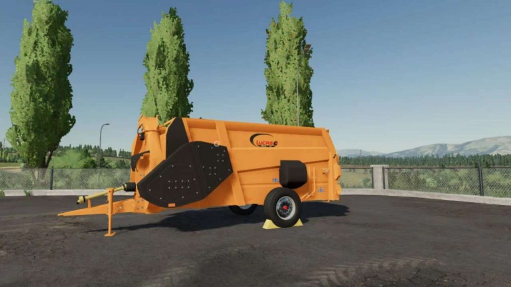 Lucas straw blower v1.0 FS22 Mod | Farming Simulator 22 Mod