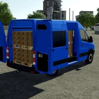 MB Sprinter 3x Palletautoload v1.3.0.7 FS22 Mod | Farming Simulator 22 Mod
