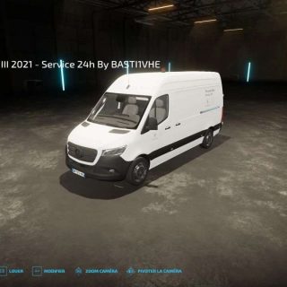 Mercedes Benz Sprinter III Service 24h v1.0 FS22 Mod | Farming ...