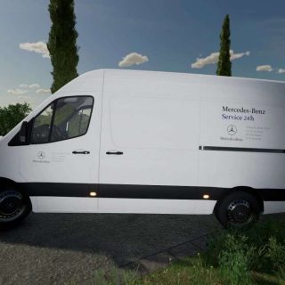 Mercedes Benz Sprinter III Service 24h v1.0 FS22 Mod | Farming ...