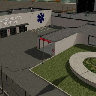 Mercy Medical Hospital v1.0 FS22 Mod | Farming Simulator 22 Mod