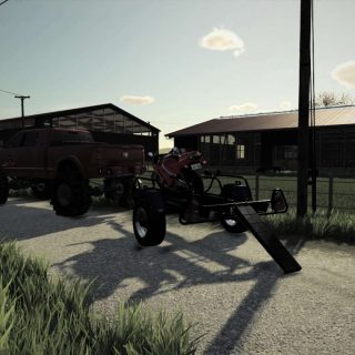 Motorcycle Trailer V1.0 FS22 Mod | Farming Simulator 22 Mod