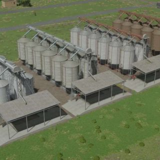 Package Of Large Silo v1.0 FS22 Mod | Farming Simulator 22 Mod