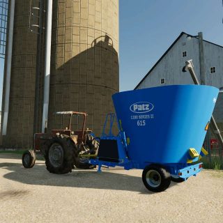 Patz 1200 Series Feed Wagon v1.0 FS22 Mod | Farming Simulator 22 Mod