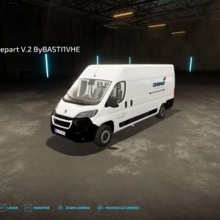 Peugeot Boxer Cogepart v2.0 FS22 Mod | Farming Simulator 22 Mod