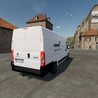 Peugeot Boxer Cogepart v2.0 FS22 Mod | Farming Simulator 22 Mod