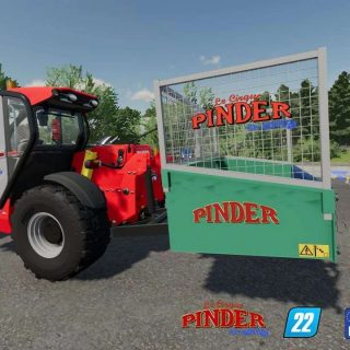 Pinder 3 point trailer v1.0 FS22 Mod | Farming Simulator 22 Mod