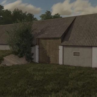 Polish Barn (Prefab) v1.0 FS22 Mod | Farming Simulator 22 Mod
