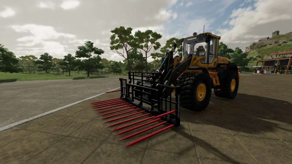 Redrock Silage Fork by HB Malone v1.0 FS22 Mod | Farming Simulator 22 Mod