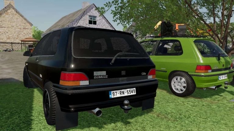 Renault Clio 1990 - 1998 (Petrol & Diesel) v1.0 FS22 Mod | Farming ...