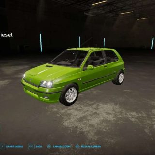 Renault Clio 1990 - 1998 (Petrol & Diesel) v1.0 FS22 Mod | Farming ...