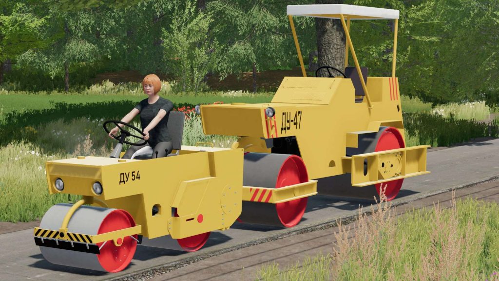 Road Rollers Pack v1.0 FS22 Mod | Farming Simulator 22 Mod